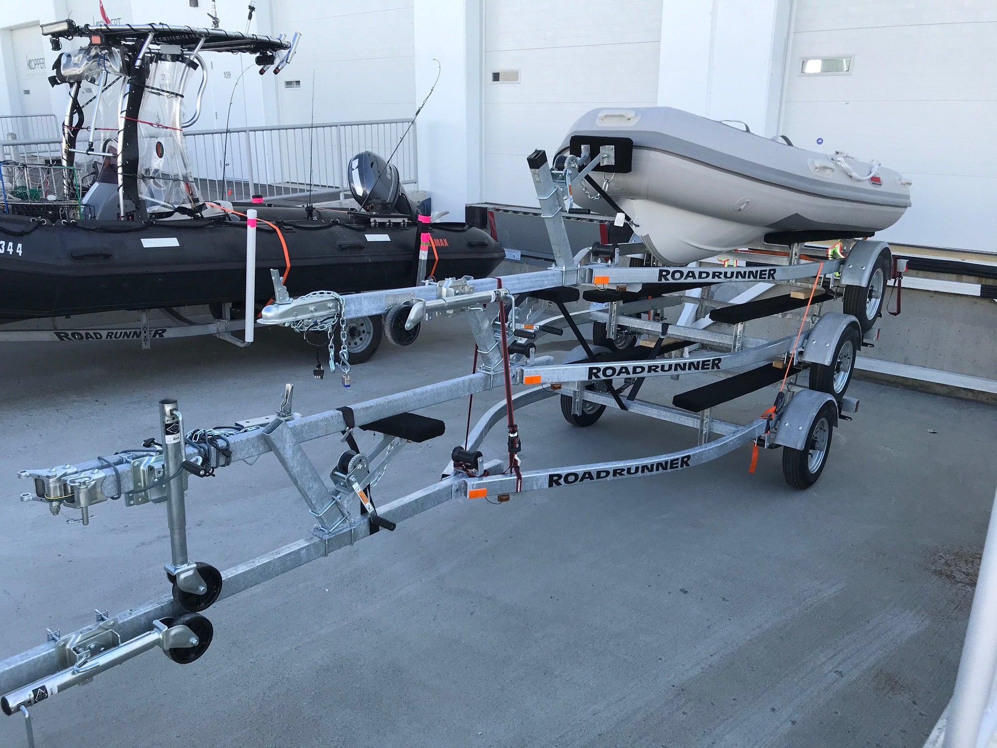 Option of Galvanized Road Runner Boat Trailer - for BC Canada Local Pi ...