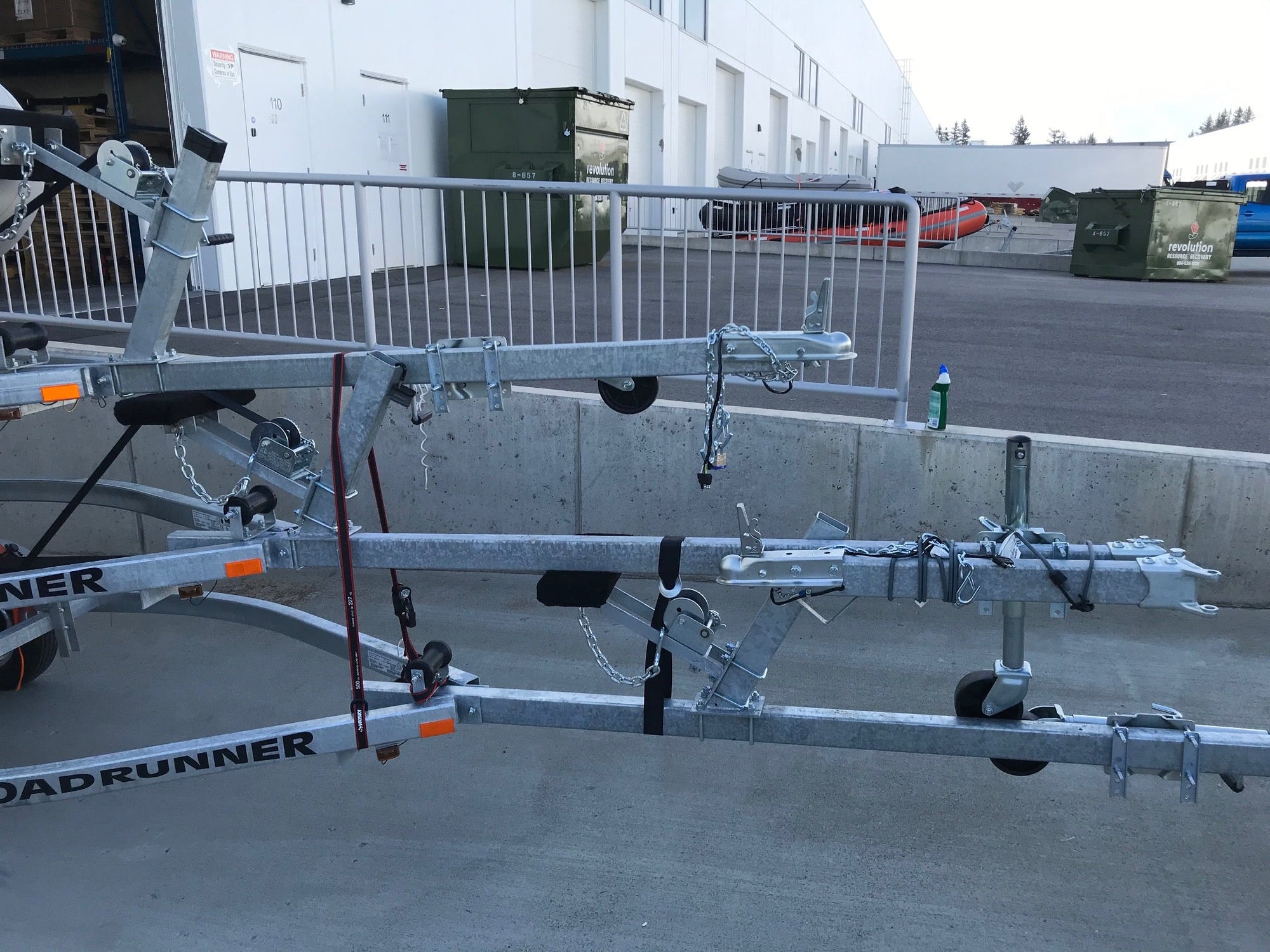 Option of Galvanized Road Runner Boat Trailer - for BC Canada Local Pi ...