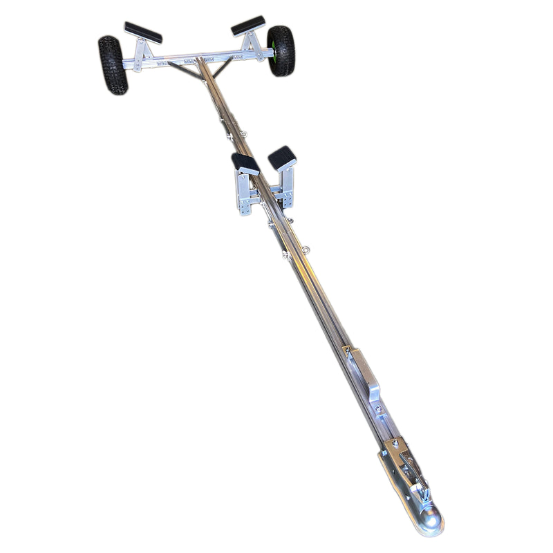 Aluminum Boat Hand Dolly Set with 16” Wheels, Quick Leased Frame with ...