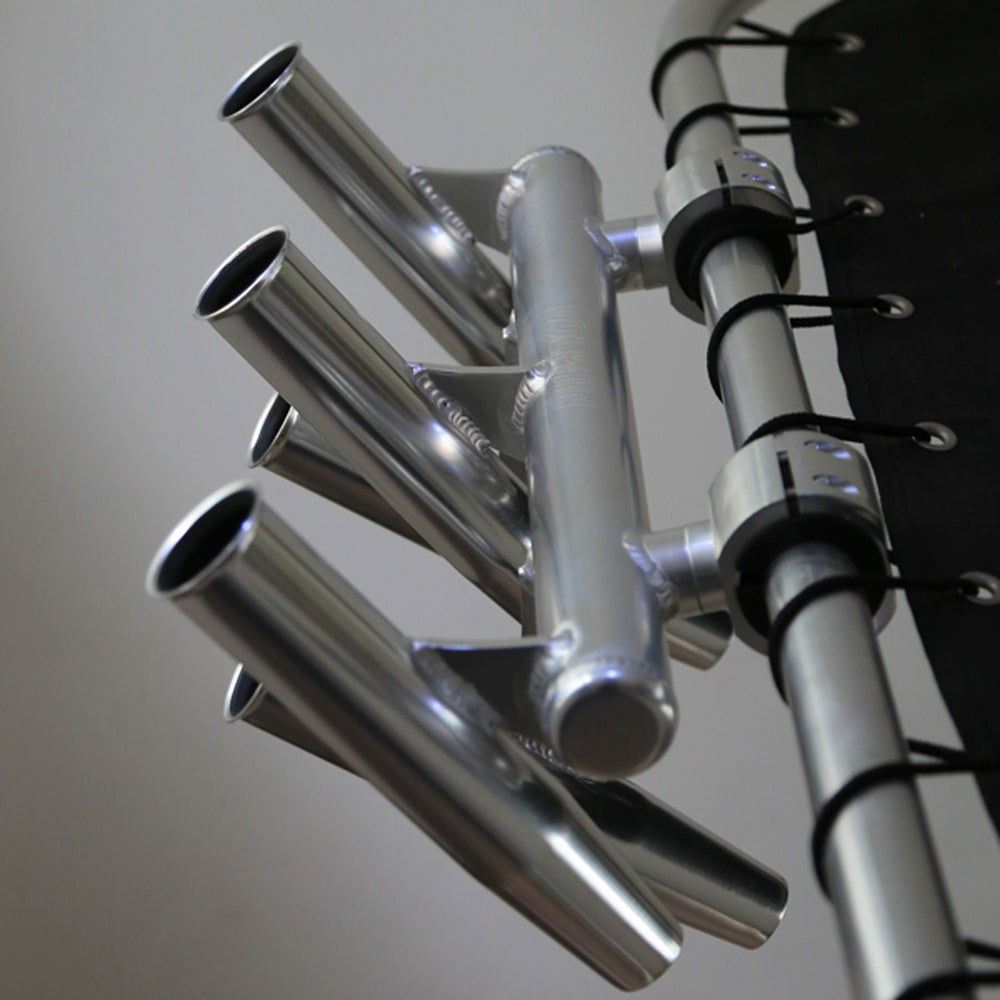 Dolphin 5 Rod Rocket Launcher - Anodised/ Black - Seamax Marine