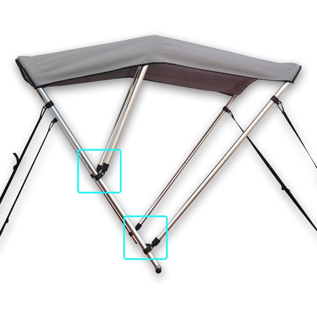 Bimini: Eye End Outer Cap for 1" Pole, Marine Grade Nylon - Seamax Marine