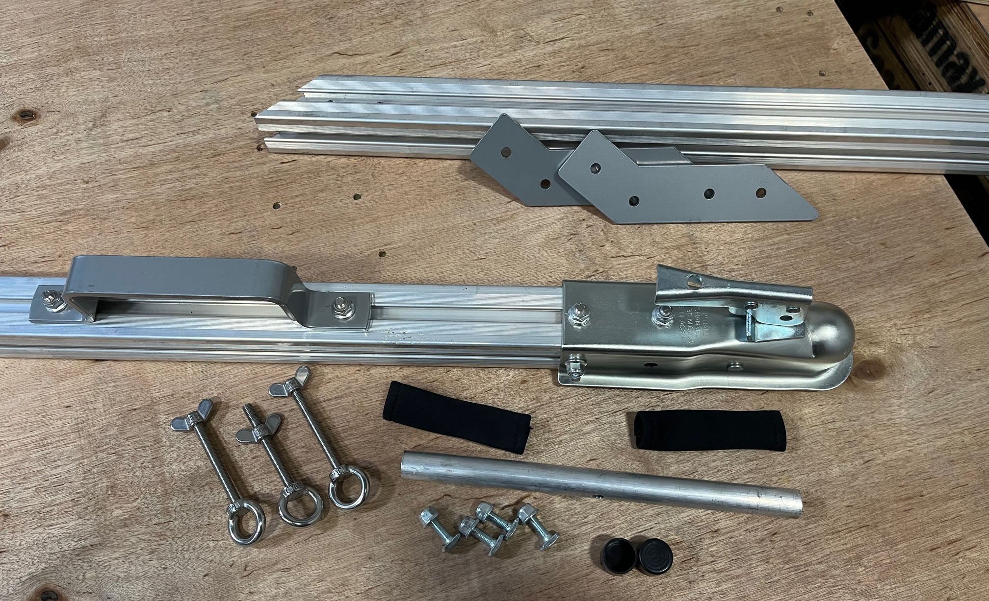 Aluminum Boat Hand Dolly Set with 16” Wheels, Quick Leased Frame with ...