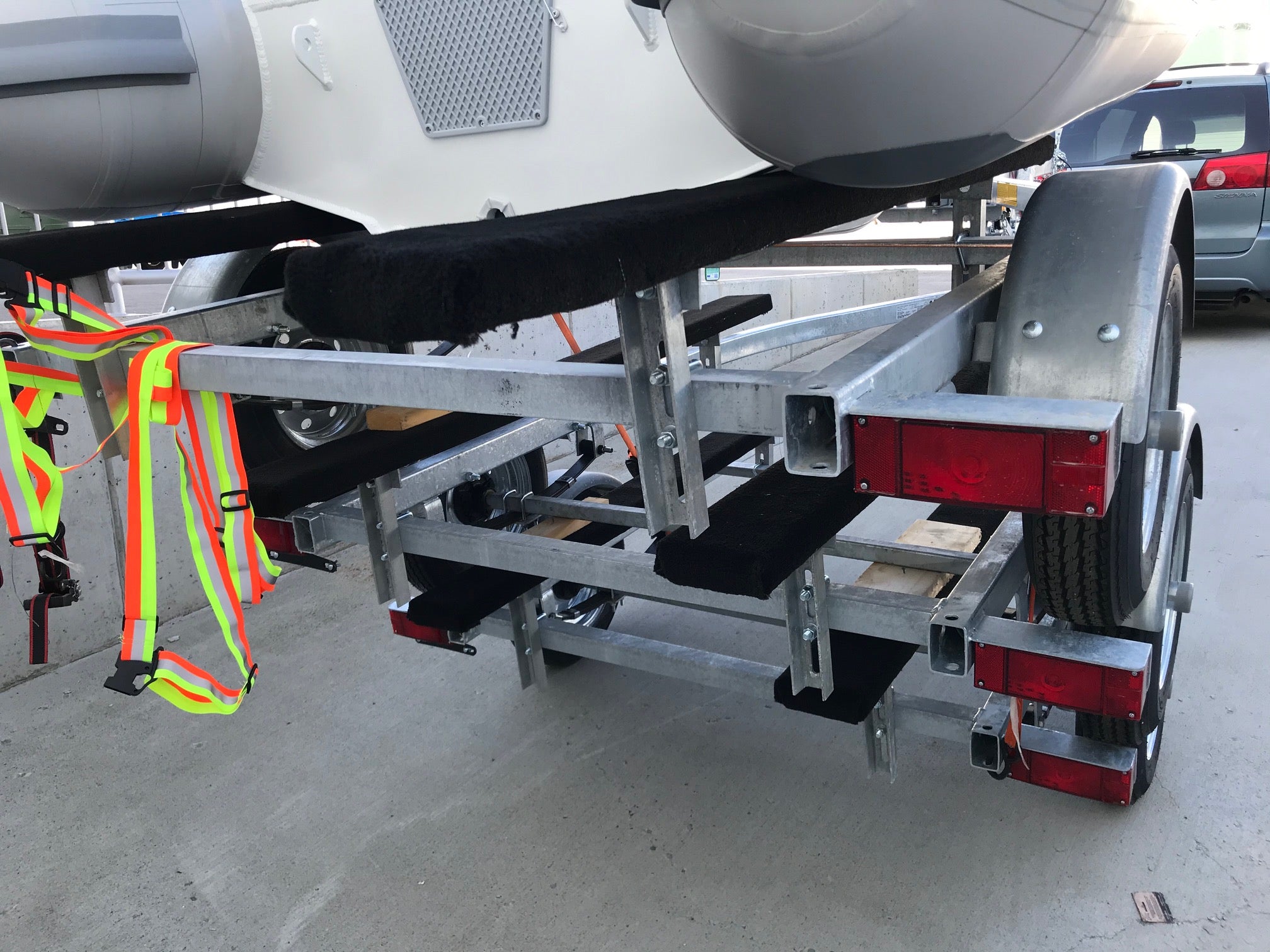 Galvanized Road Runner Boat Trailer for Inflatable Boats- Special Edit ...