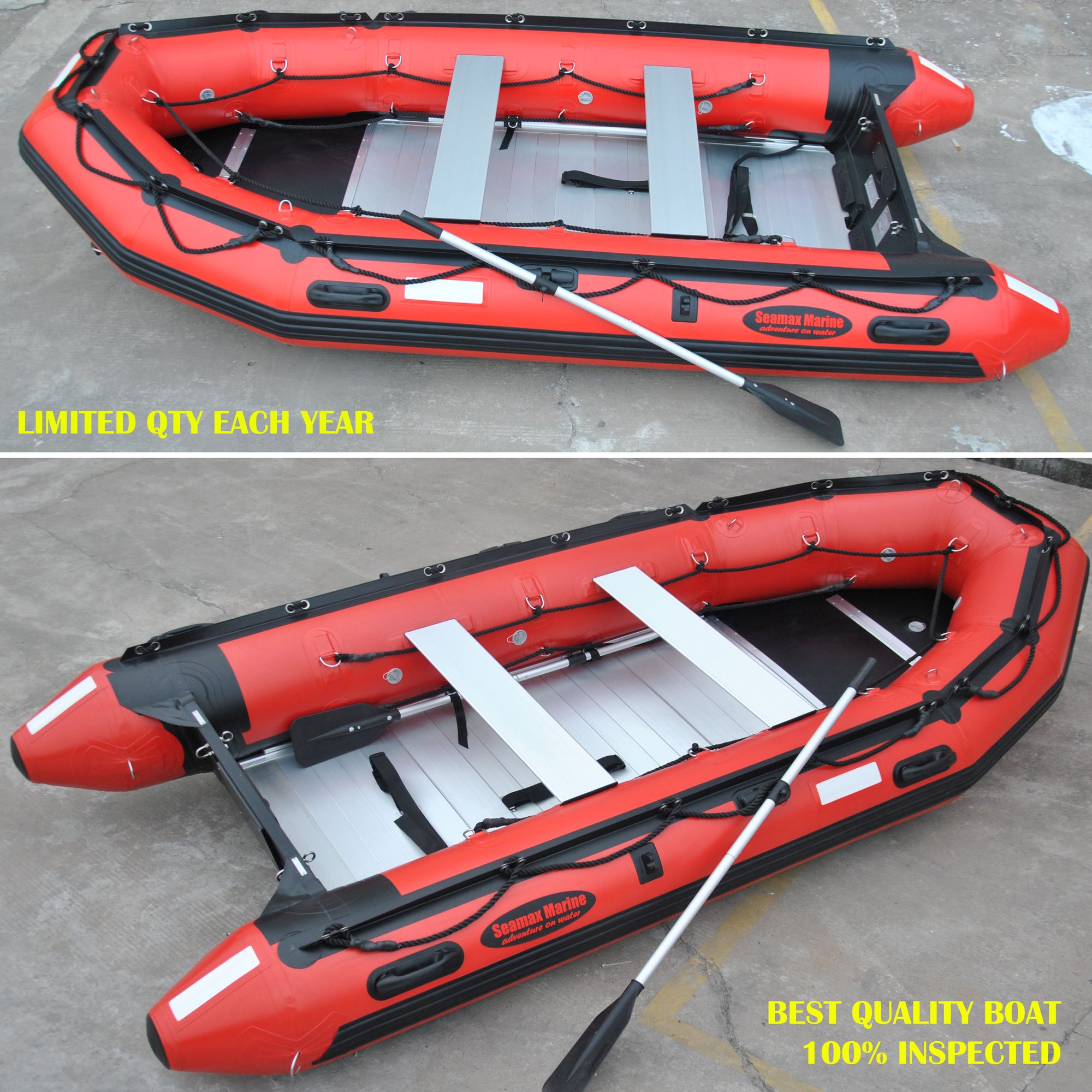 Seamax Ocean380T 12.5 Feet Commercial Grade Inflatable Boat - Seamax Marine
