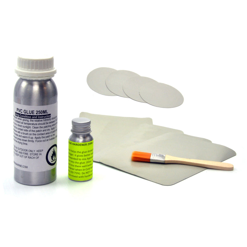 Factory Conditioned 2 Part Glue for PVC or Hypalon Inflatable Boats ...