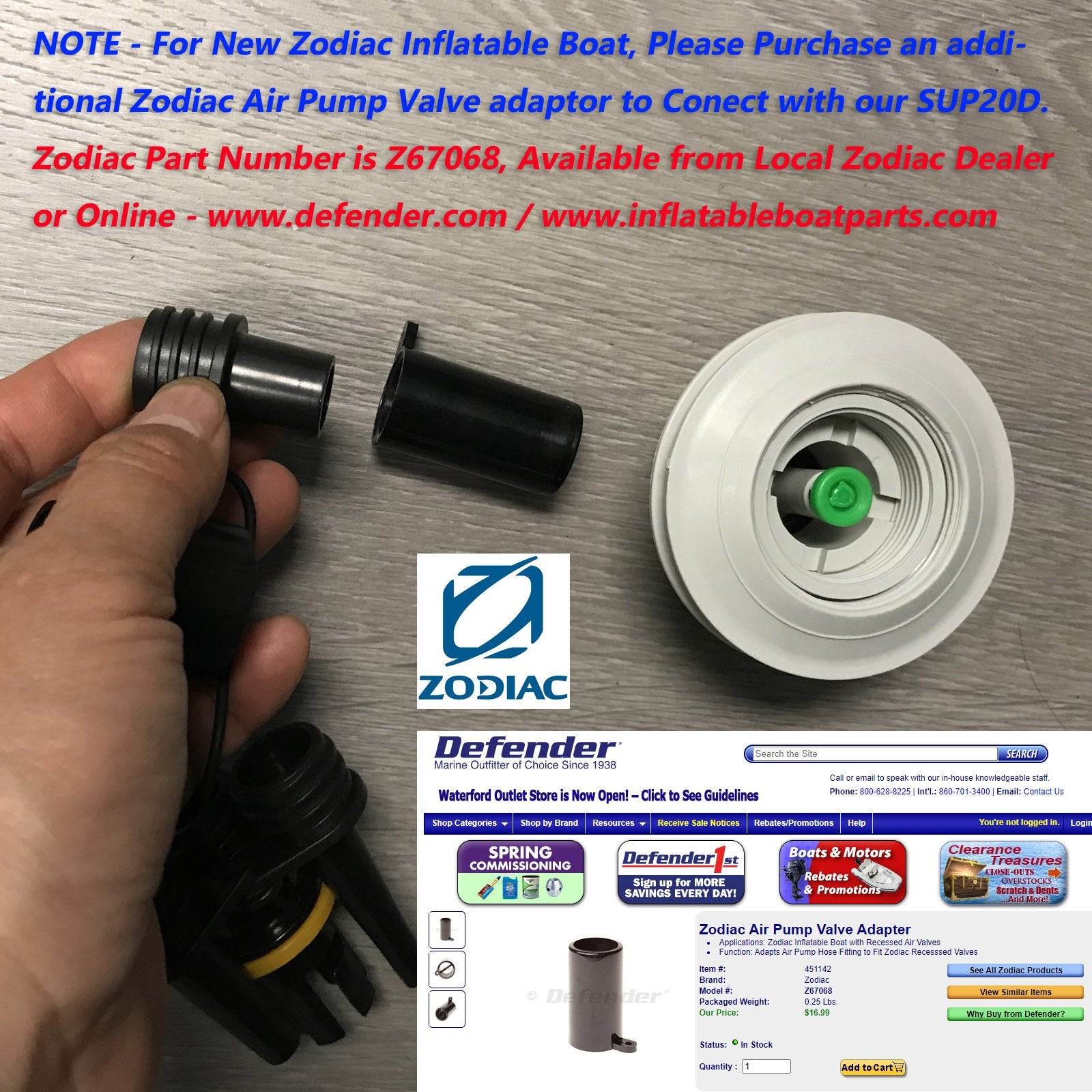 Electric Air Pump for Boat & SUP - Seamax Marine