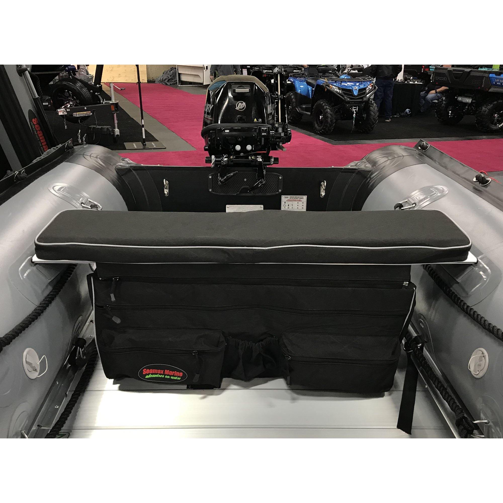 Seamax Sunlitec Inflatable Boat Bench Seat Cushion and Detachable Seat ...